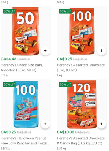 Uber Eats Candy Promotion Savings Guru