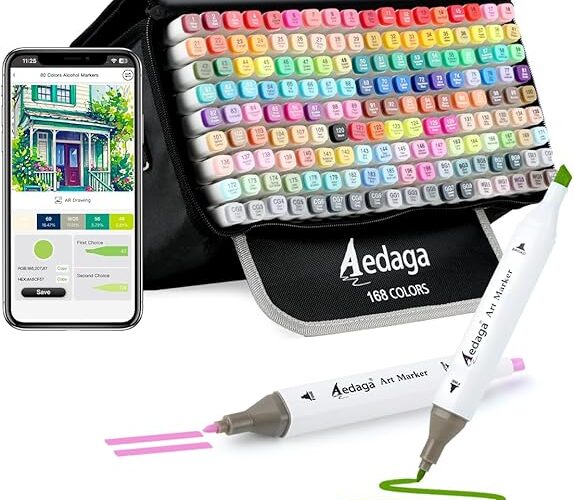 168 Colors Alcohol Markers with App - Savings Guru