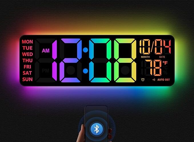 Gerpory 16” Large Digital Wall Clock with - Savings Guru