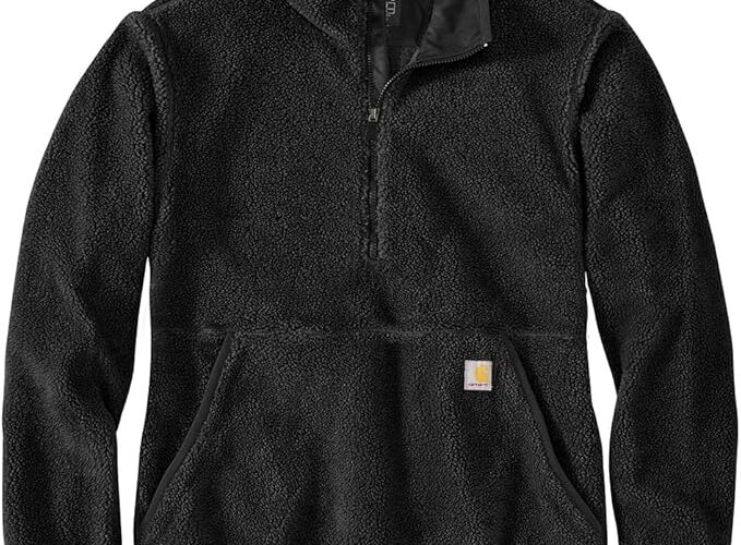 Carhartt Mens Loose Fit Fleece PulloverJacket - Savings Guru