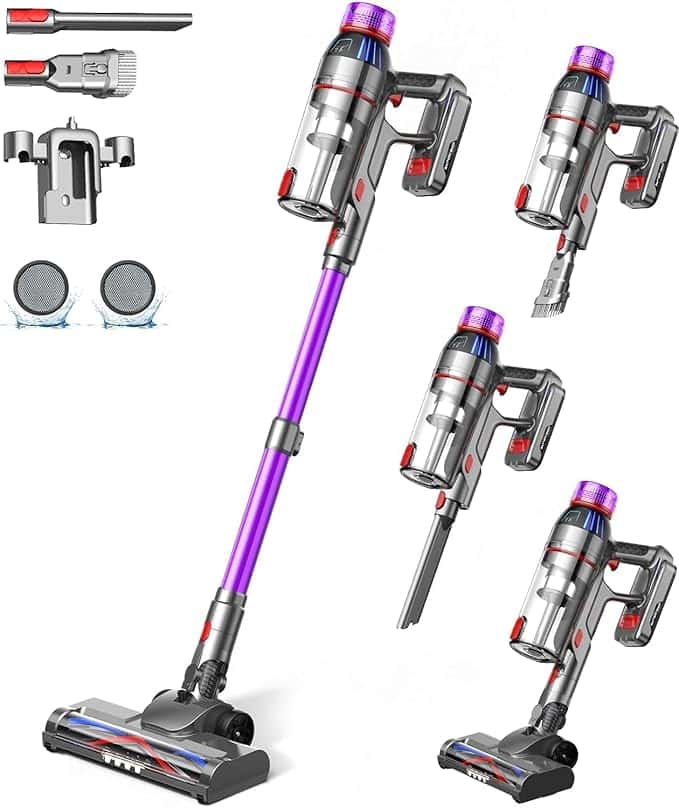 Cordless Stick Vacuum Cleaner 550W Powerful Suction - Savings Guru