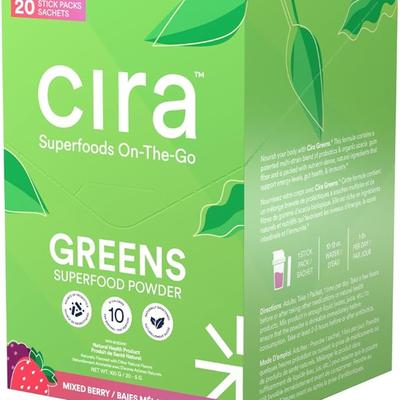 Cira Daily Greens Powder Stick Packs - Savings Guru
